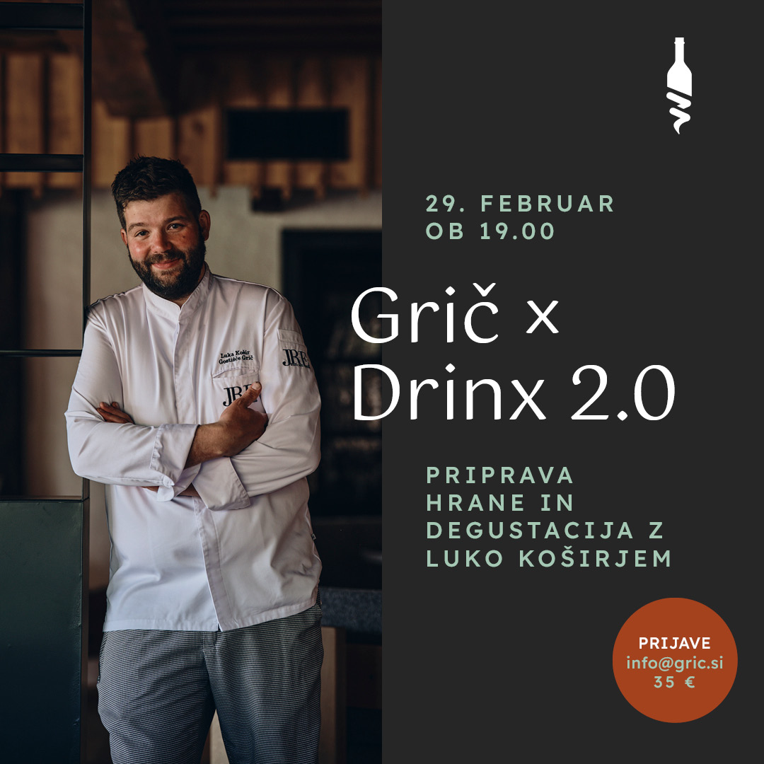 Pridruži se nam na dogodku GRIČ x DRINX 2.0 | Drinx.si