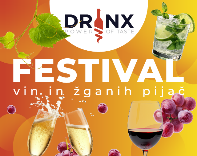 Drinx Festival vin in žganih pijač ponovno v septembru! | Drinx.si