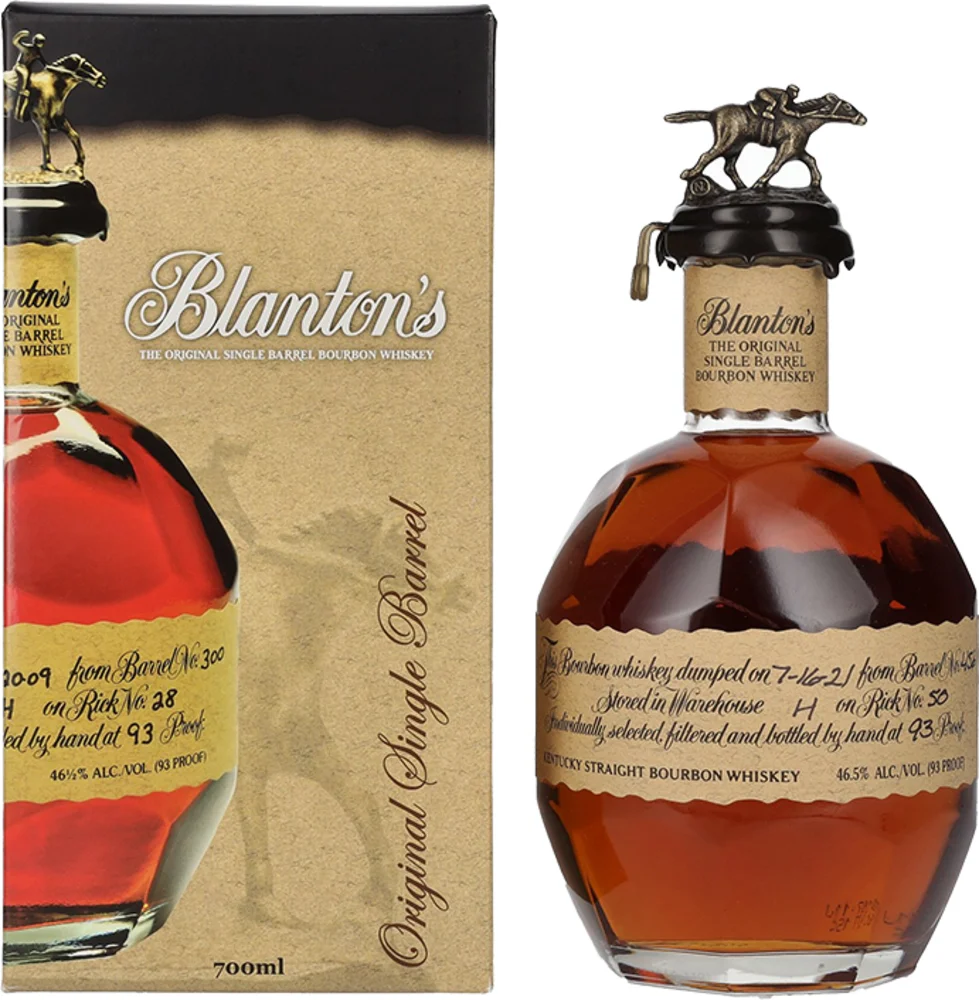 Whisky The Original Single Barrel Burbon Blanton's + GB 0,7 l | Drinx.si