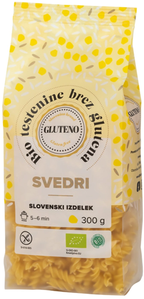 BIO brezglutenske testenine svedri (300g) | Drinx.si