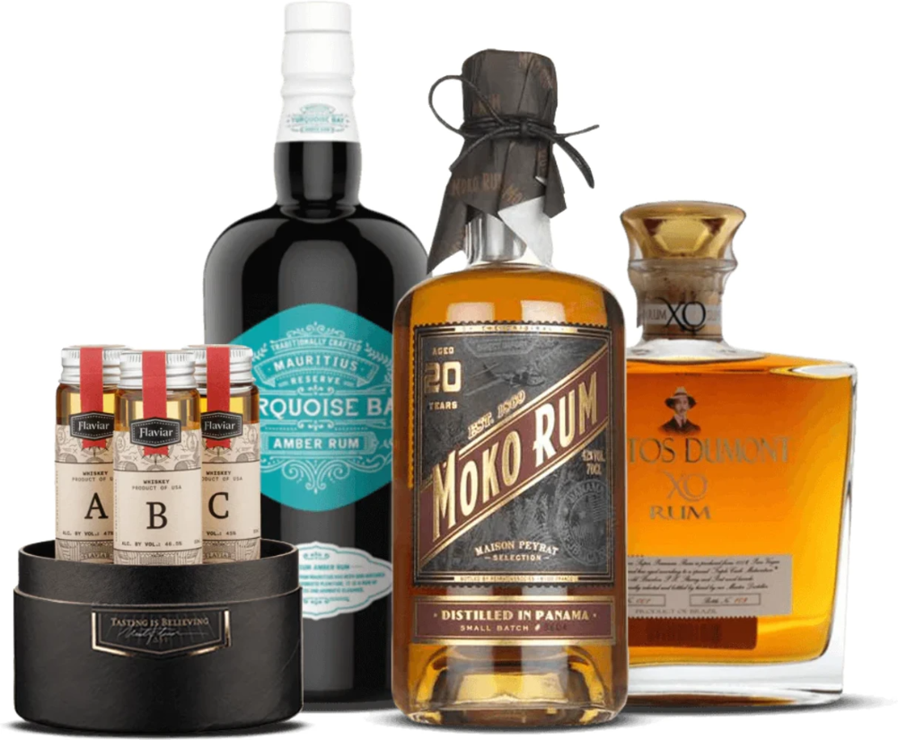 Flaviar Rum Tasting box A-rum The World 3 x 0,05 l | Drinx.si