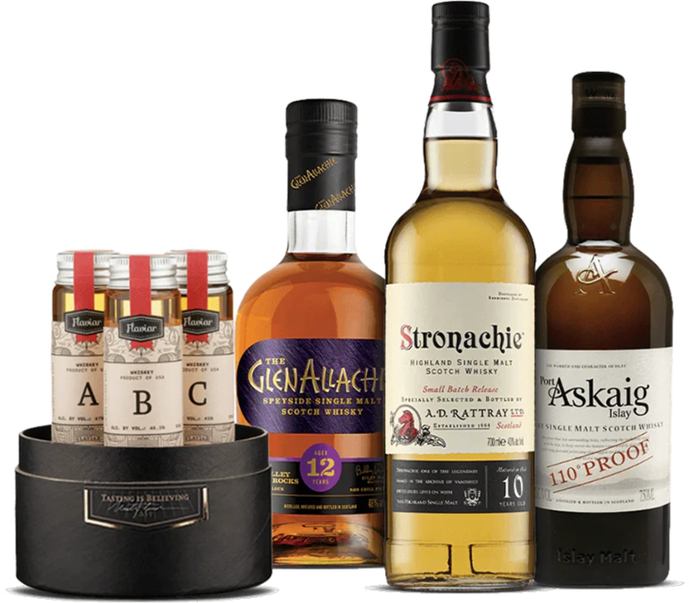 Flaviar Whisky Tasting box The Gems of Caledonia 3 x 0,045 l | Drinx.si