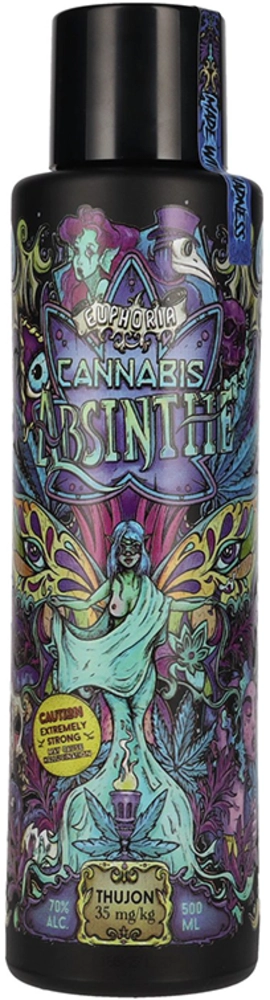Grenčica Absinth Euphoria Cannabis Madness Edition 0,5 l | Drinx.si