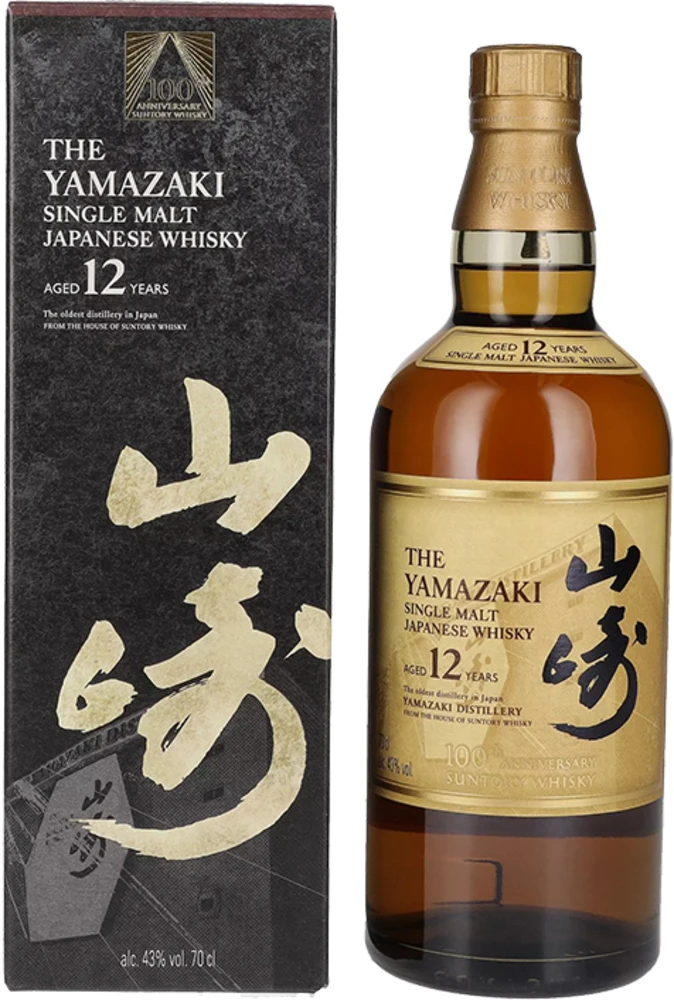 Whisky The Yamazaki Single Malt 12 YO Suntory + GB 0,7 l | Drinx.si