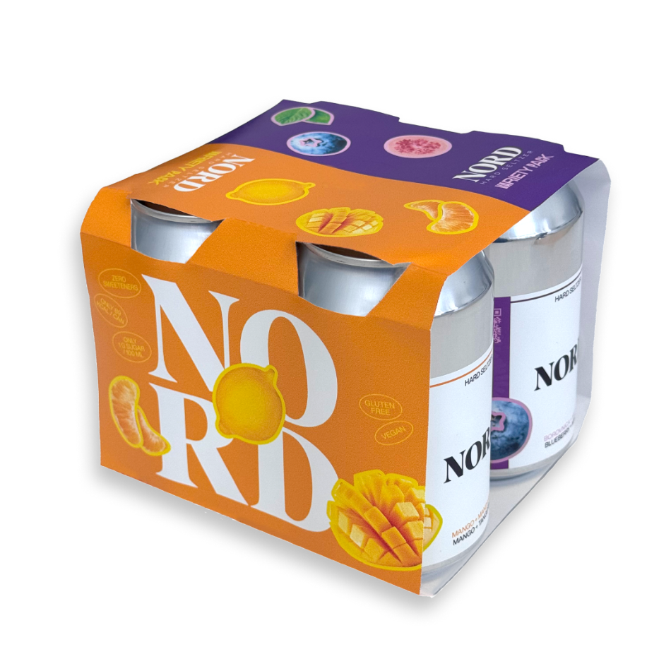 Nord Hard Seltzer Mix pack 4 x 0,33 l | Drinx.si