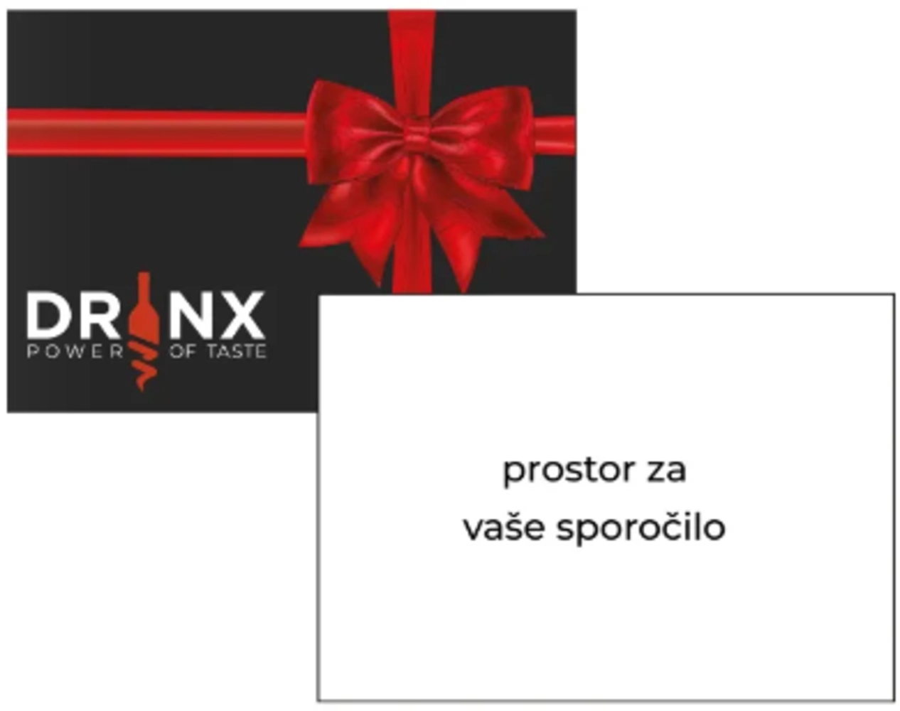 Personalizirano voščilo Drinx | Drinx.si