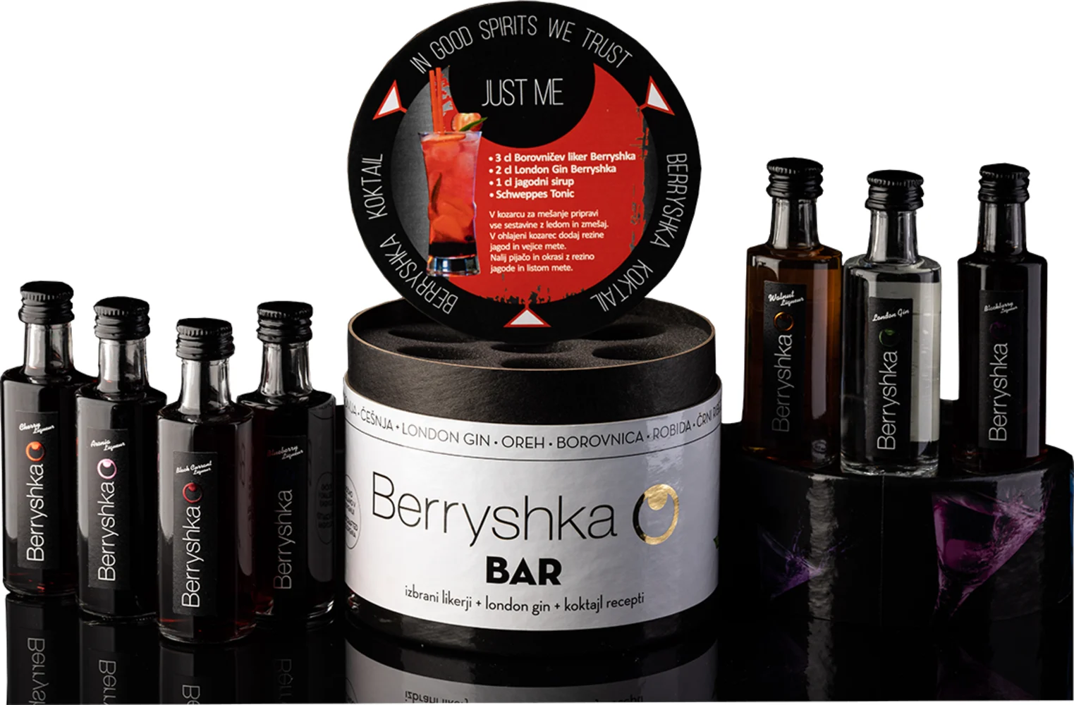 Set miniaturk BAR Berryshka 7 x 50 ml | Drinx.si