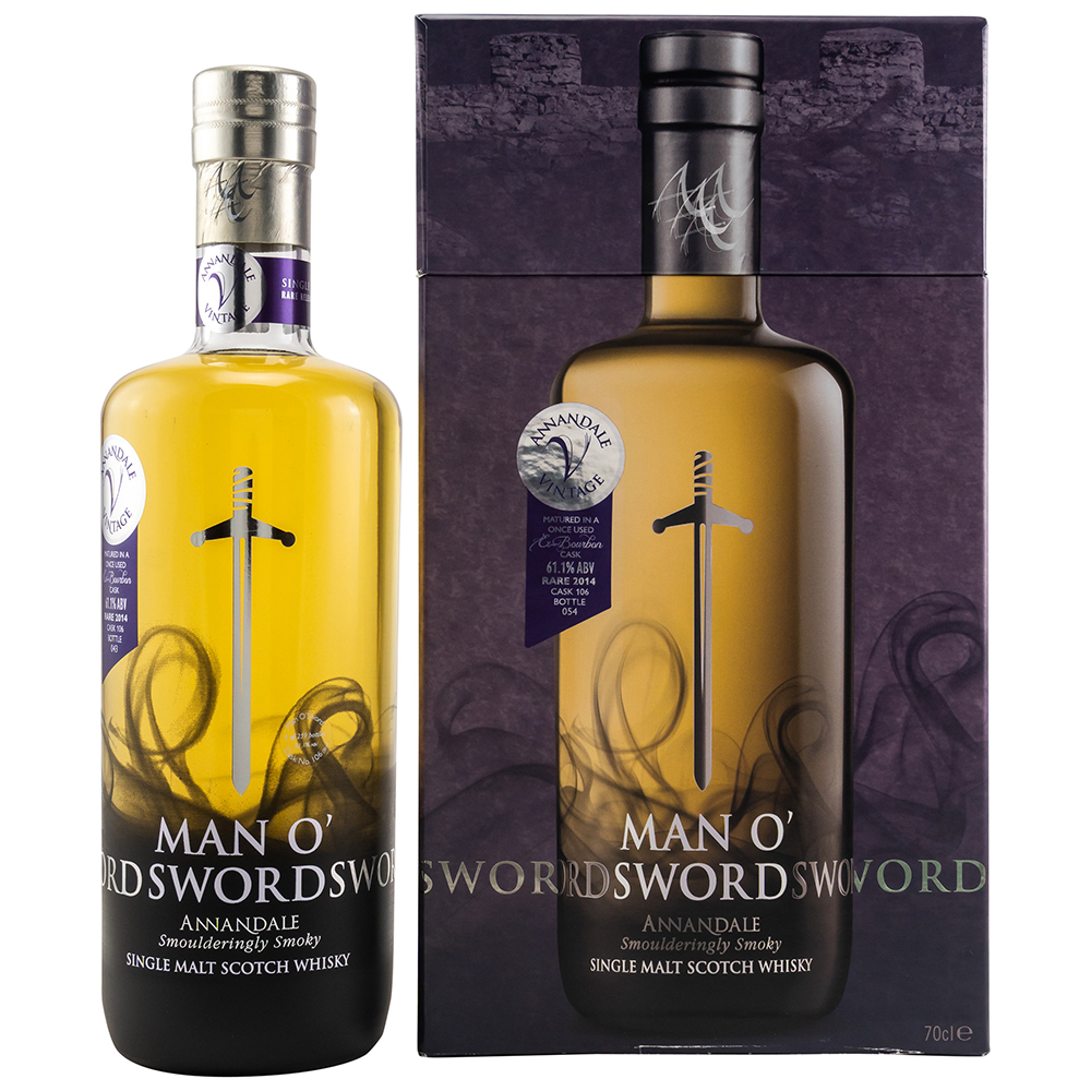 Škotski Whisky Man O'Sword 2014 Rare Vintage Ex-Bourbon Single Malt ...