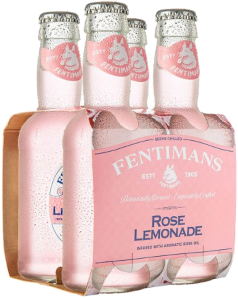 Tonik Rose Lemonade Fentimans 4-pack 200 ml | Drinx.si