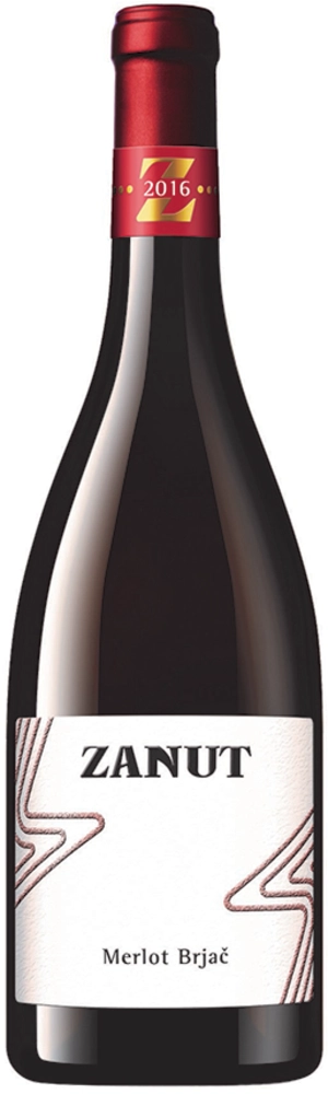 Vino Merlot Brjač 2016 Zanut 0,75 l | Drinx.si