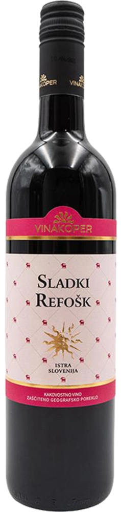 Vino sladki Refošk Vinakoper 0,75 l | Drinx.si