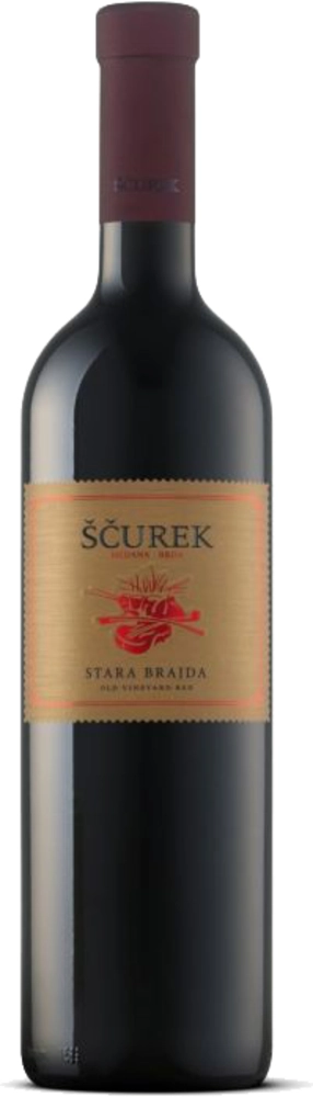 Vino Stara brajda rdeče Ščurek 0,75 l | Drinx.si