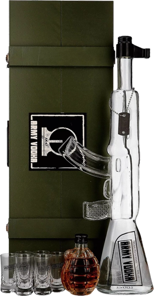 Vodka AK47 WB 1 l + Zeliščni liker 0,2 l = 1,2 l | Drinx.si