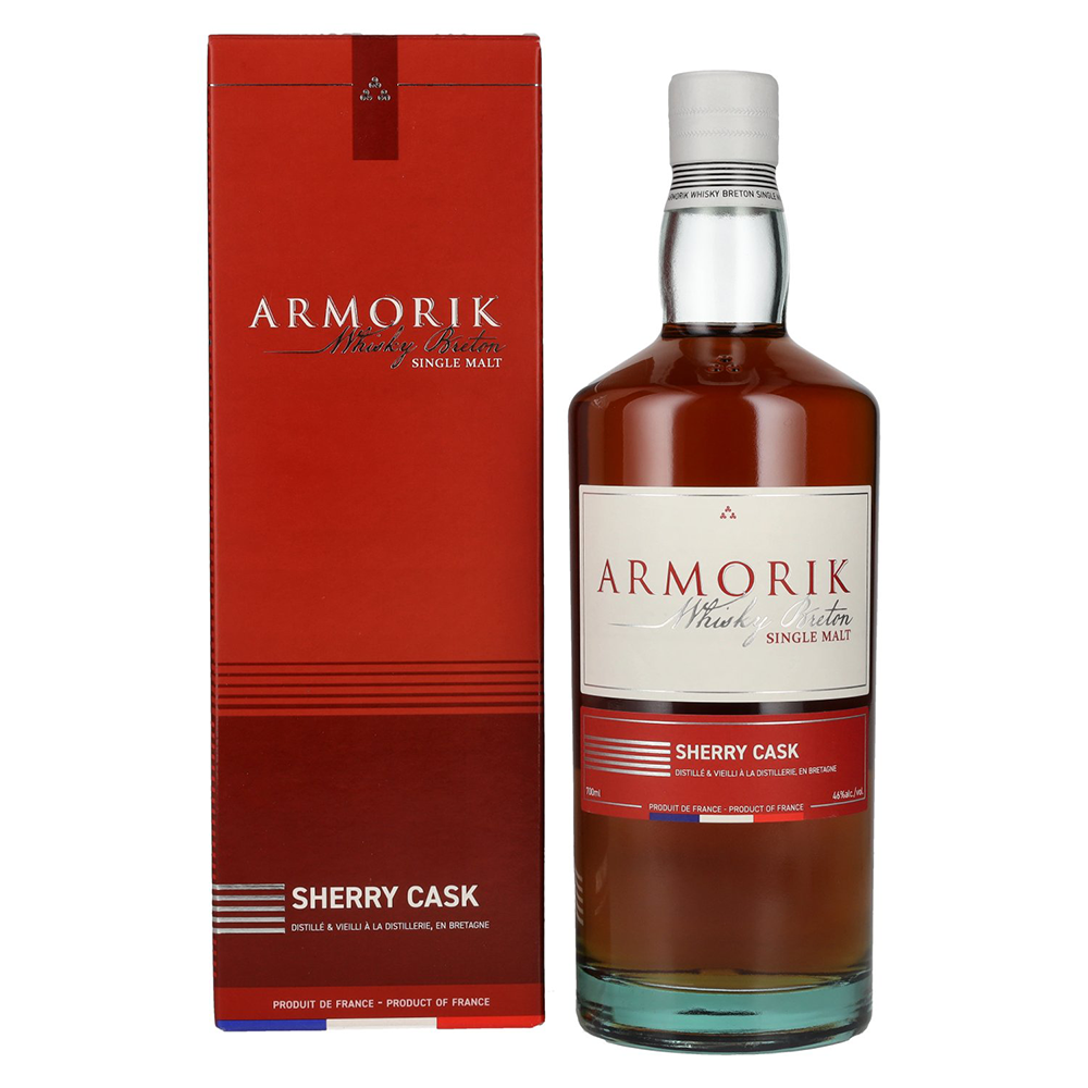 Whisky Armorik Sherry Cask Single Malt + GB 0,7 l | Drinx.si