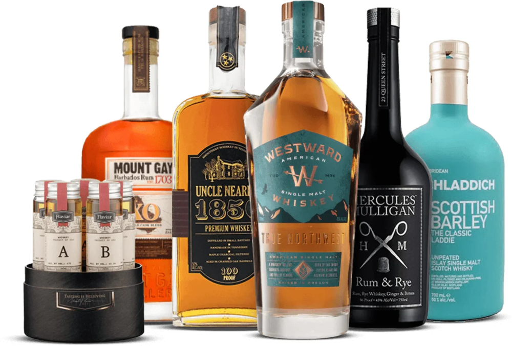 Flaviar Brandy Tasting box Flaviar Awards 2021 5 x 0,05 l | Drinx.si