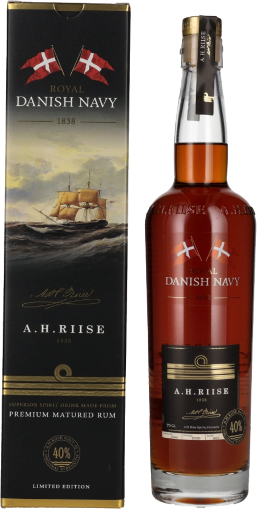 Rum Danish Navy A.H. Riise + GB 0,7 l | Drinx.si