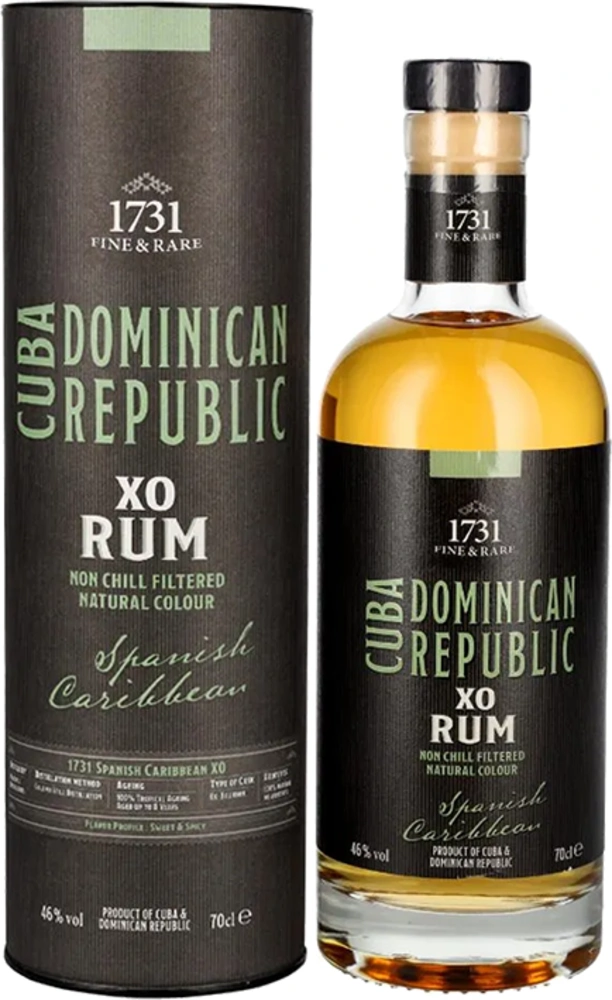 Rum 1731 Spanish Caribbean XO 0,7 l | Drinx.si