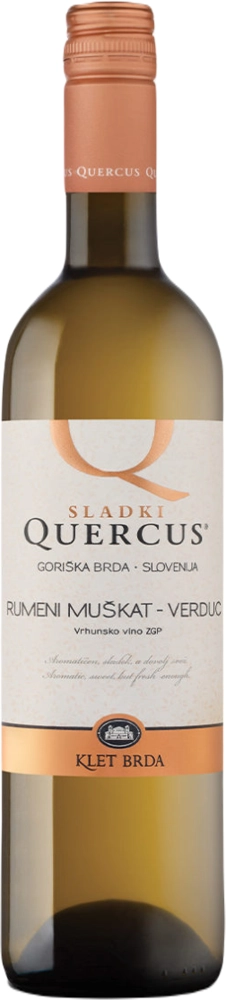Vino Rumeni muškat - Verduc Quercus 2022 Klet Brda 0,75 l | Drinx.si